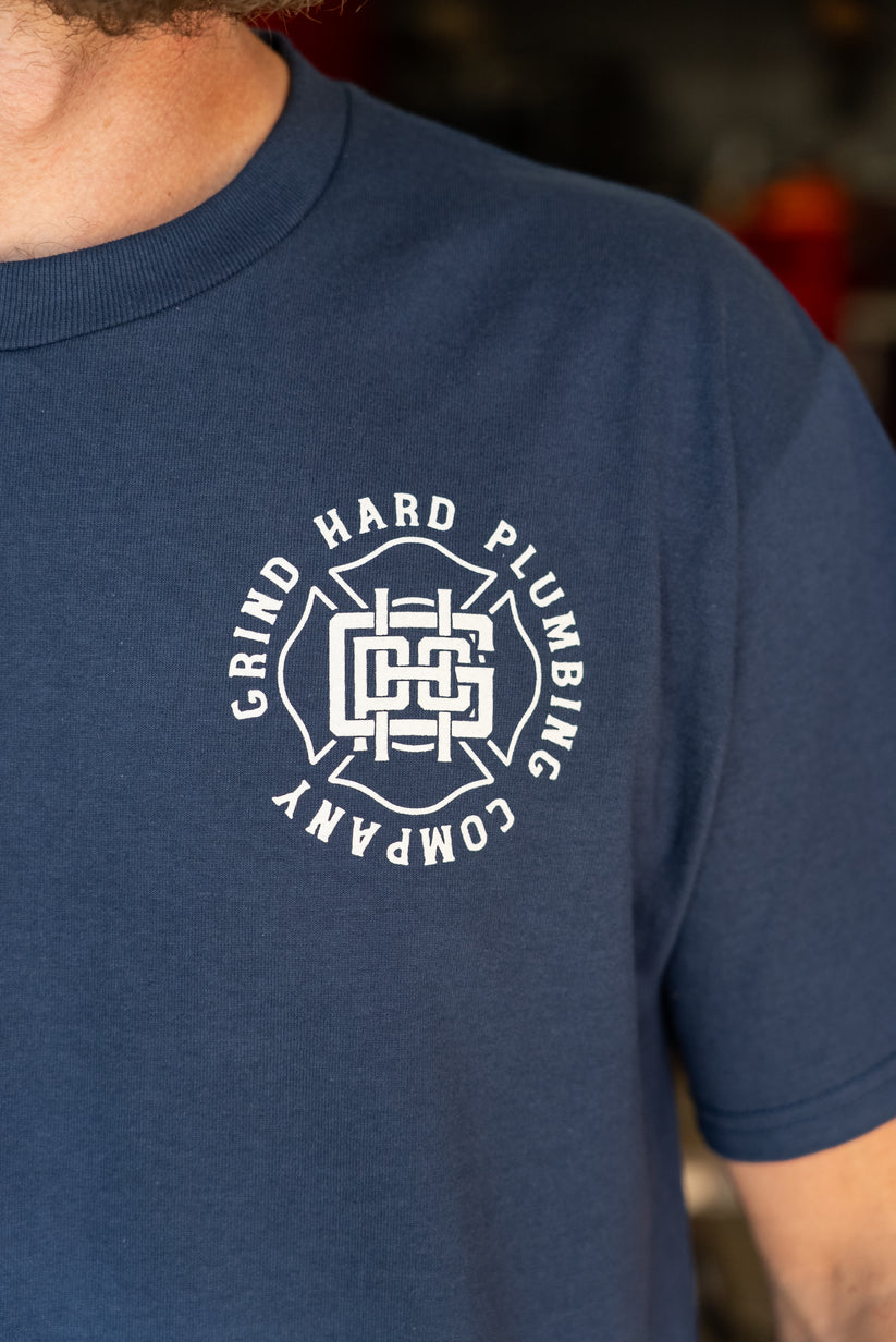 Grind Hard Fire Department Tee – Grind Hard Plumbing Co