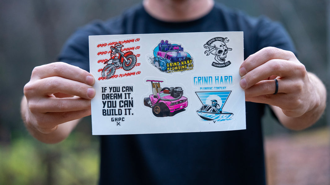 ACCESSORIES AND DECALS – Grind Hard Plumbing Co
