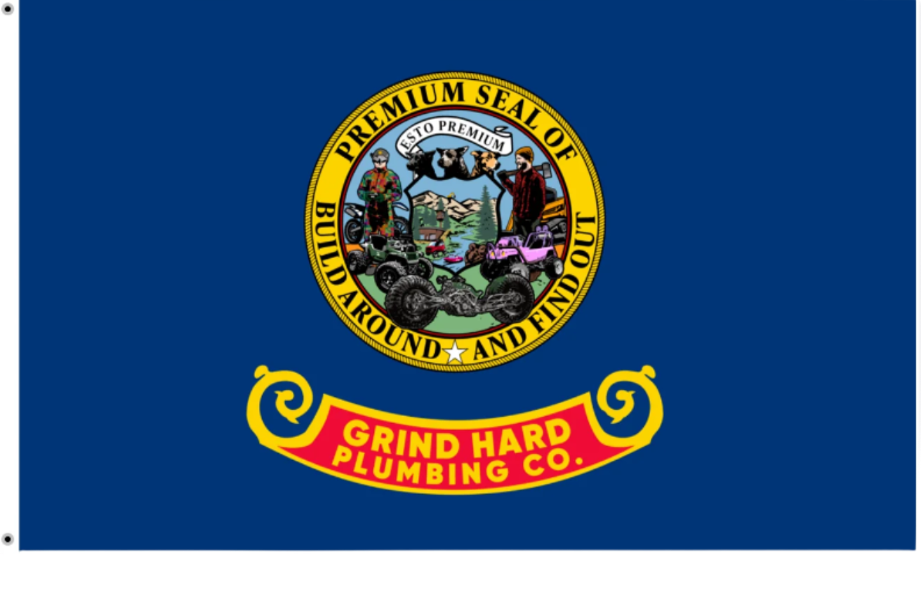 Grind Hard Flag – Grind Hard Plumbing Co